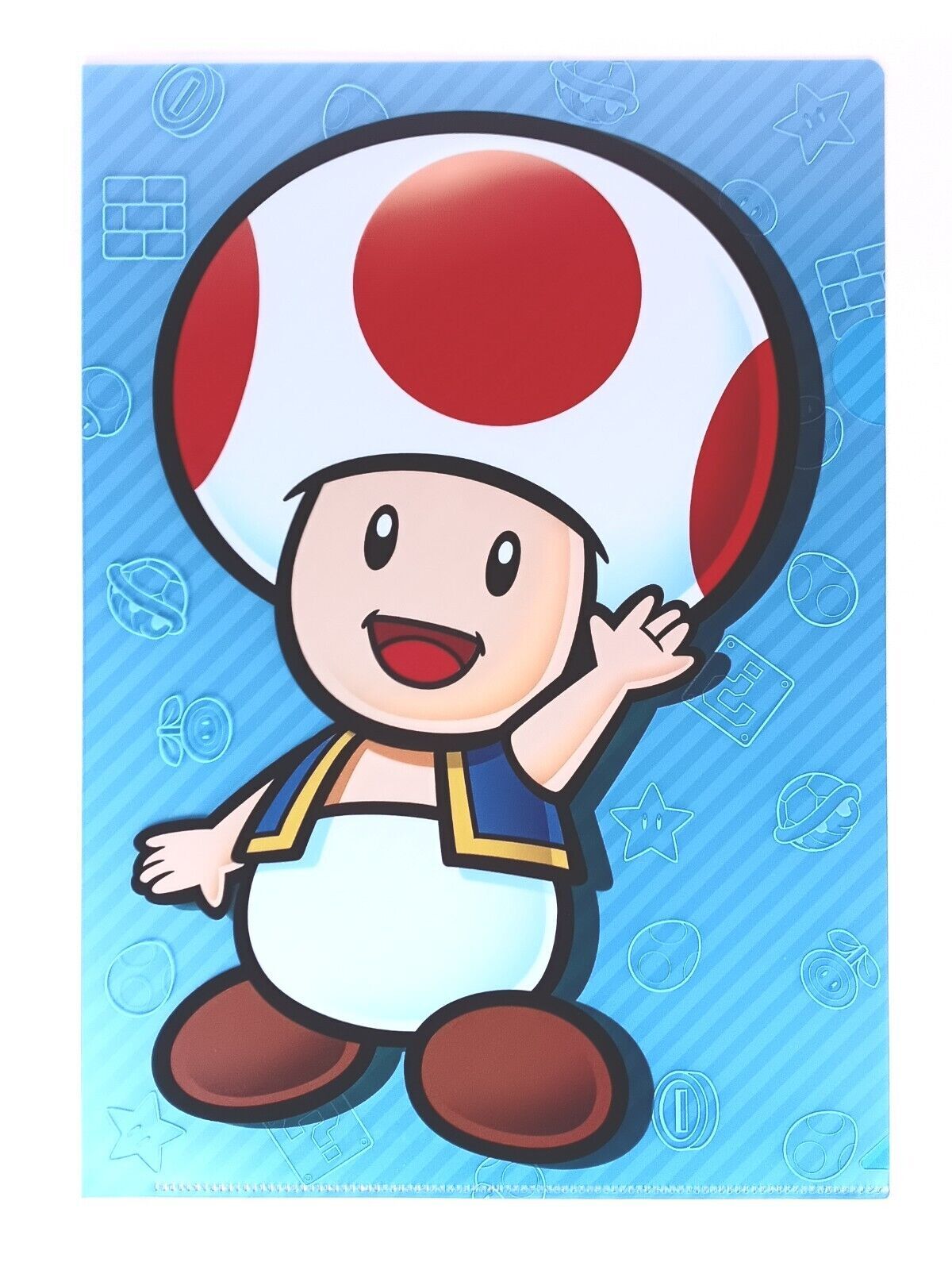 Toad Super Mario Bros. Super Nintendo World × USJ A4 Clear File From ...
