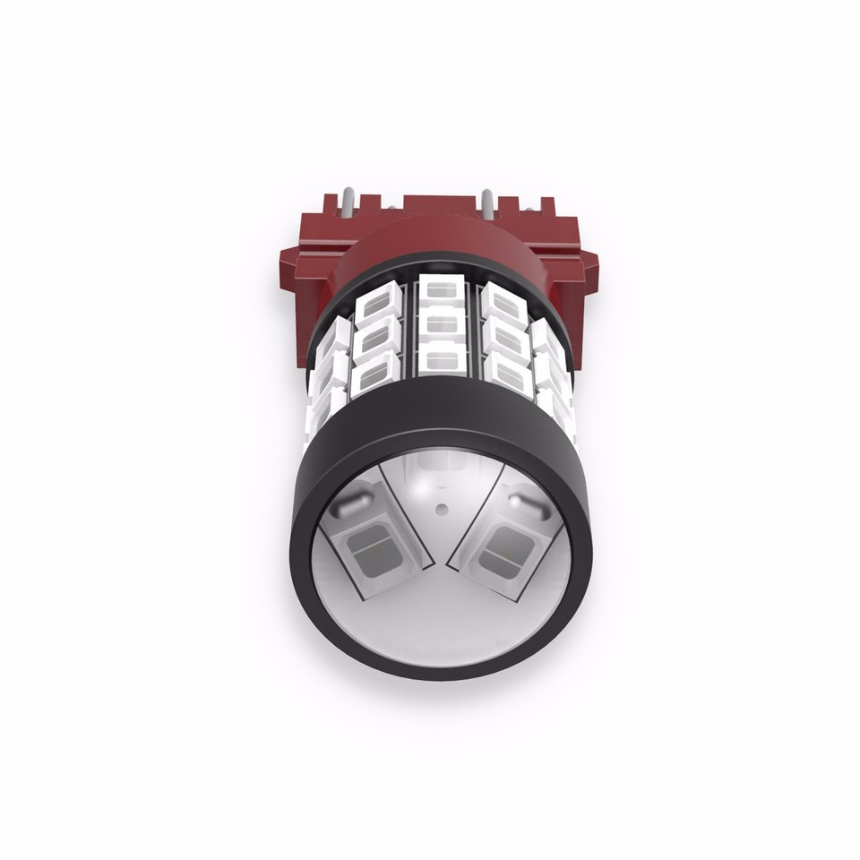 Alla Lighting Brake Turn Signal Light 3057 Red LED Bulb Blinker Lamps ...