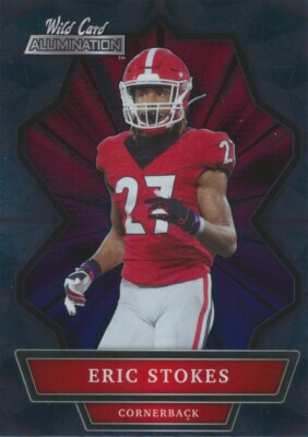 ABC-18 ERIC STOKES 2021 Wild Card Alumination Football RC PACKERS | eBay