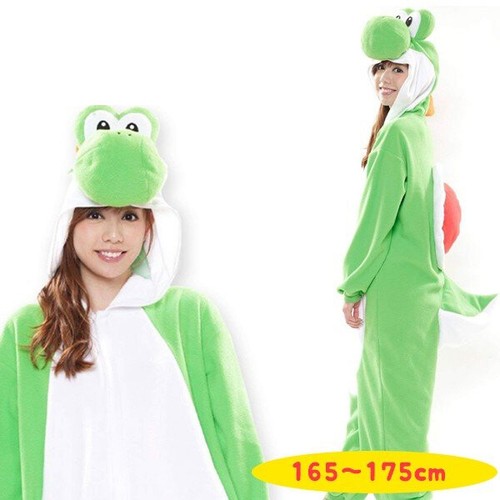 SAZAC Super Mario Brothers Yoshi Costume Pajama Kigurumi Cosplay For 5 ...