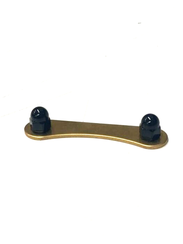 black acorn BRASS Harley SPRINGER BRIDGE top plate spring brace FLSTS ...