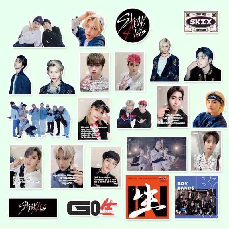 95pcs Stray Kids KPOP Stickers Kawaii Vinyl Sticker Flakes STAY Laptop ...