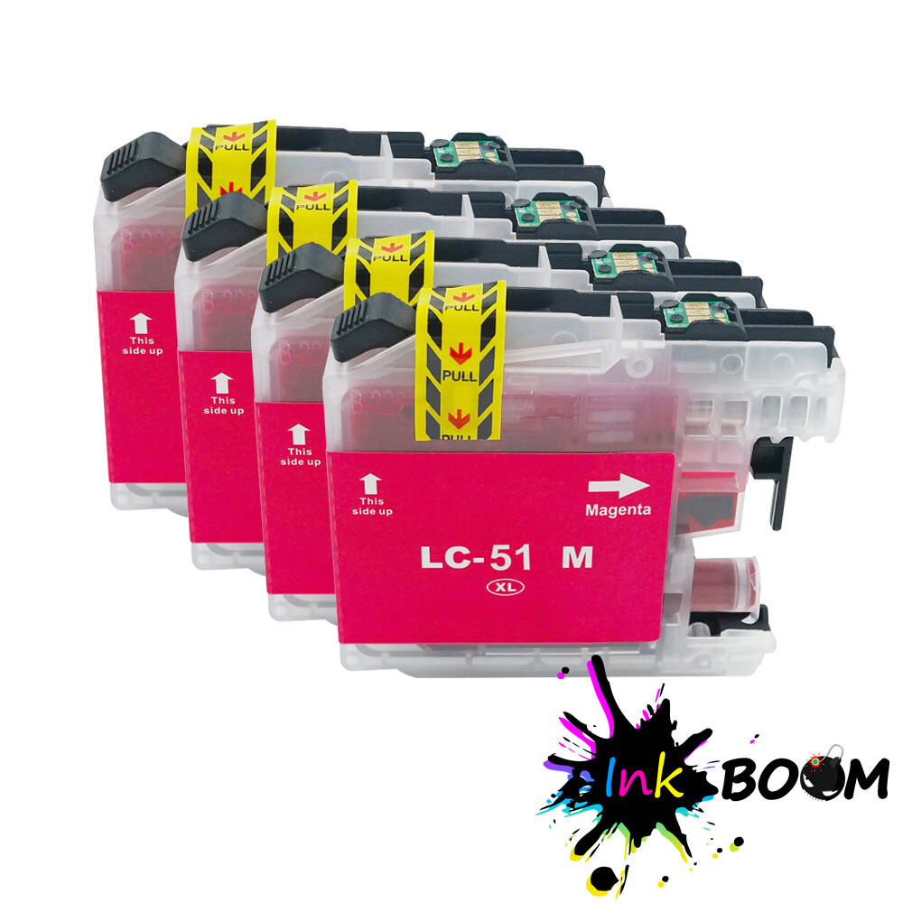 4M Ink Cartridge fits Brother LC51 DCP-750CN MFC-240C MFC-880CDN DCP ...