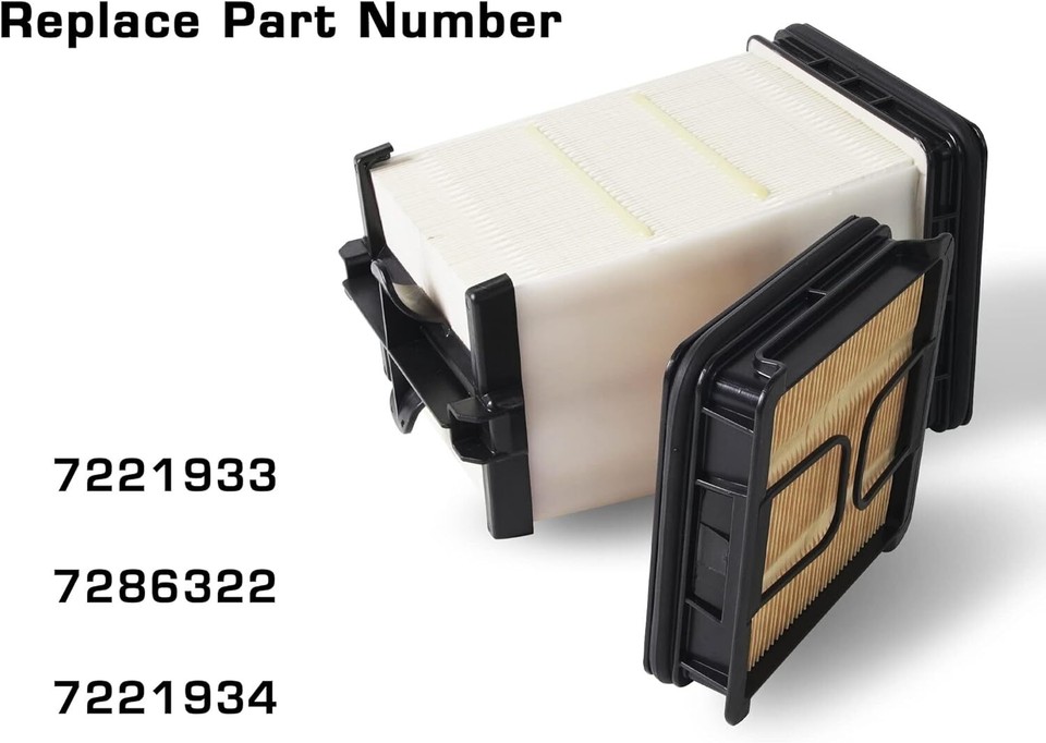 7286322 7221934 Air Filter Kit Compatible With Bobcat S570 S590 S650 ...