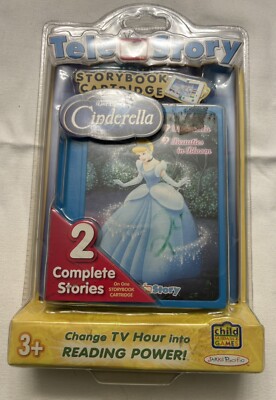 New Tele Story Storybook Cartridge 2 Complete Stories Cinderella Brand ...