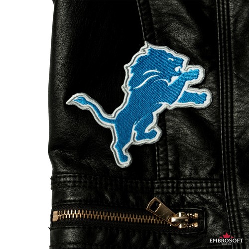 Detroit Lions Patch, American Football Team Logo, Embroidered Sports Fan Emblem | eBay