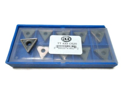 TT 433 C520 Carbide Insert C2 Grade Uncoated AQT 41852 TT-433 Insert 10/PK | eBay