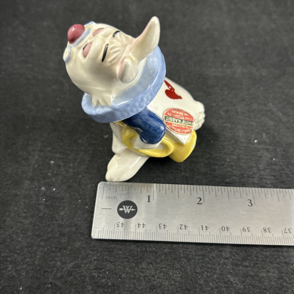 Disney the White Rabbit Figurine Alice In Wonderland | eBay
