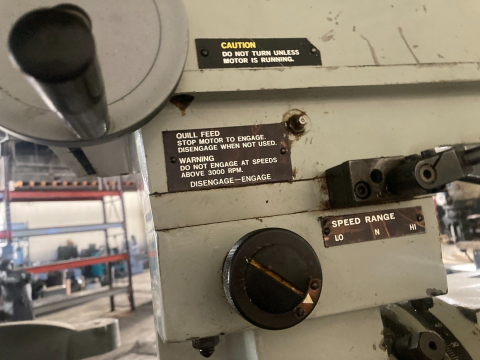 PROMAX Replacement Milling Machine Head, 3 HP, R8 Spindle, 240V 3-phase ...