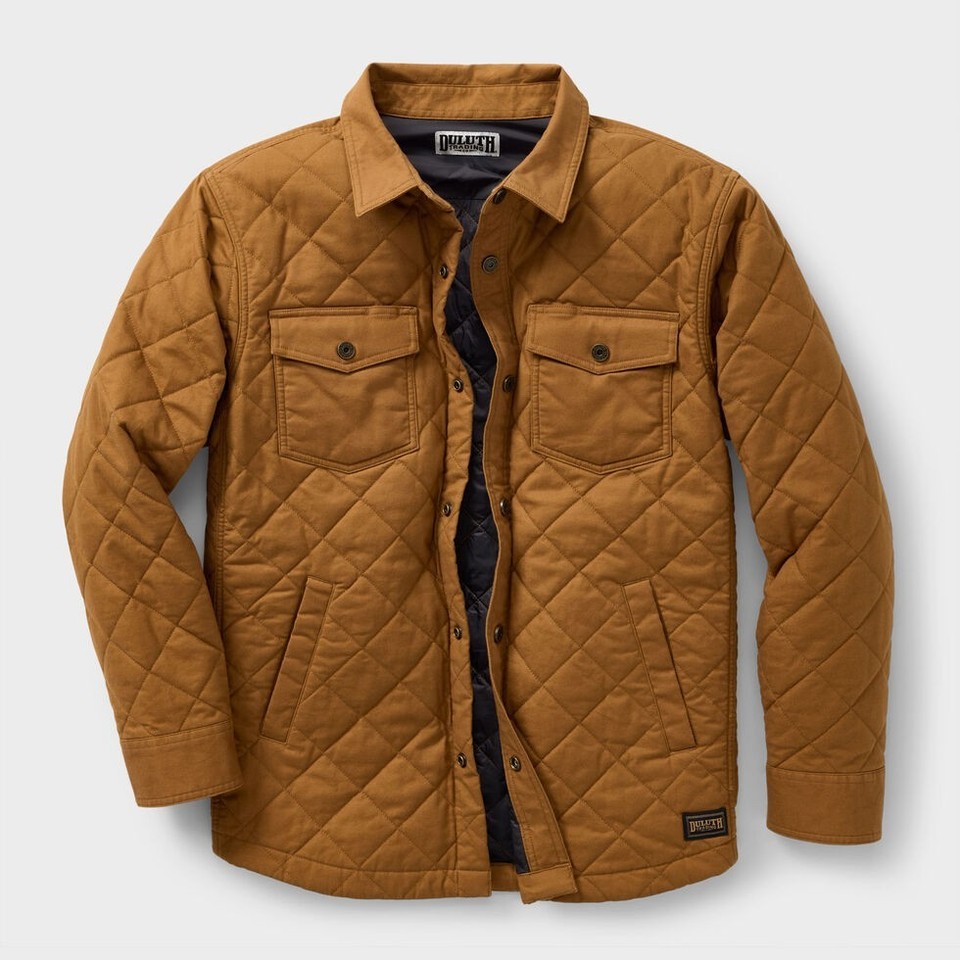 Duluth Men’s Fire Hose Insulated Work Shirt Jac– Lightweight & Durable ...