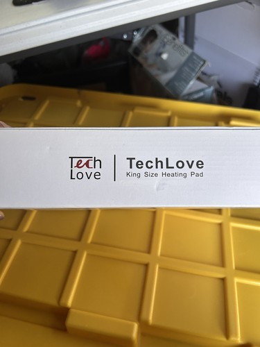 TechLove KING SIZE Heating Pad XL 24" x 12" in CHARCOAL GRAY BRAND NEW ...