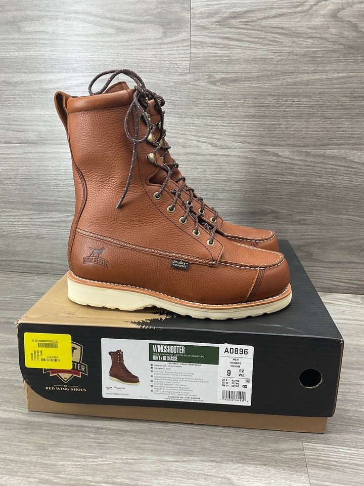 Irish Setter Wingshooter 896 Boots Mens 9 E2 Brown 9" Waterproof ...