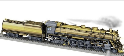 Lionel VISIONLine 2032430 GS-1 BRASS HYBRID Pilot STEAM Locomotive O ...