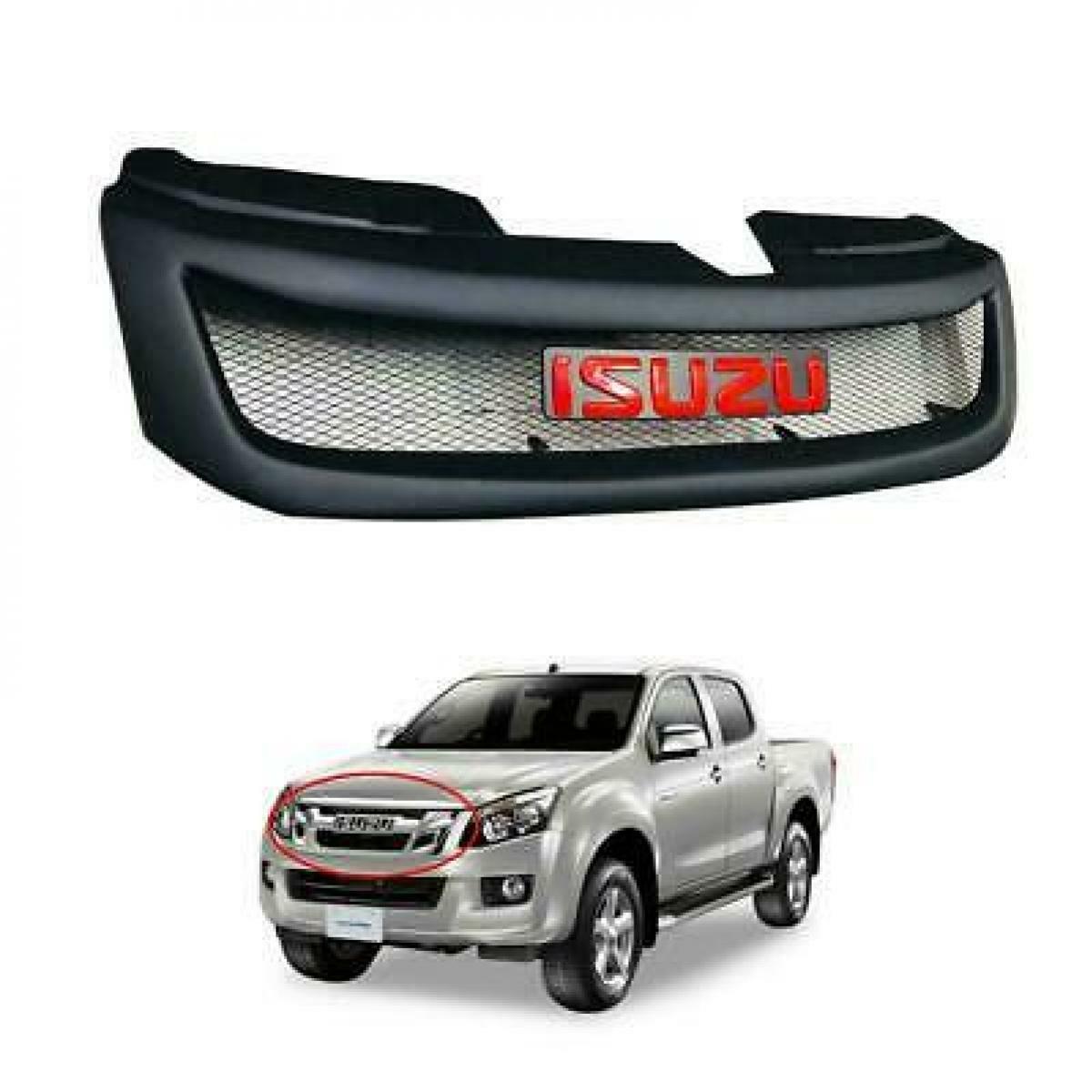 Front Net Grill Grille Logo Red For Isuzu D-max Dmax Holden Rodeo ...
