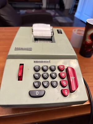 Cash Register, Adding Machines - Hermes Adding Machine Model