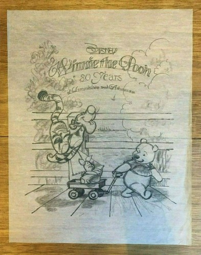 Winnie the Pooh 80TH Storybook Cover Concept Art Carson Van Osten ...