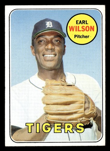 1969 Topps EARL WILSON #525 EXMT Detroit Tigers | eBay
