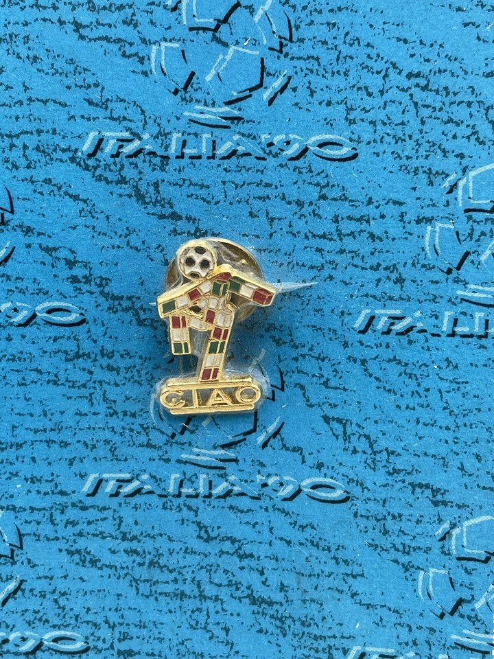 VINTAGE VERY RARE CIAO MASCOTTE ITALY BERTONI PIN PINS WORLD CUP 90#NN ...