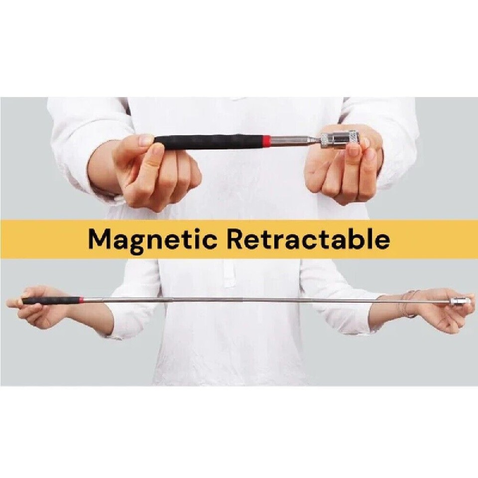 5PCS Magnetic Pick Up Tool Telescopic Mechanic Tools Extending Extra ...