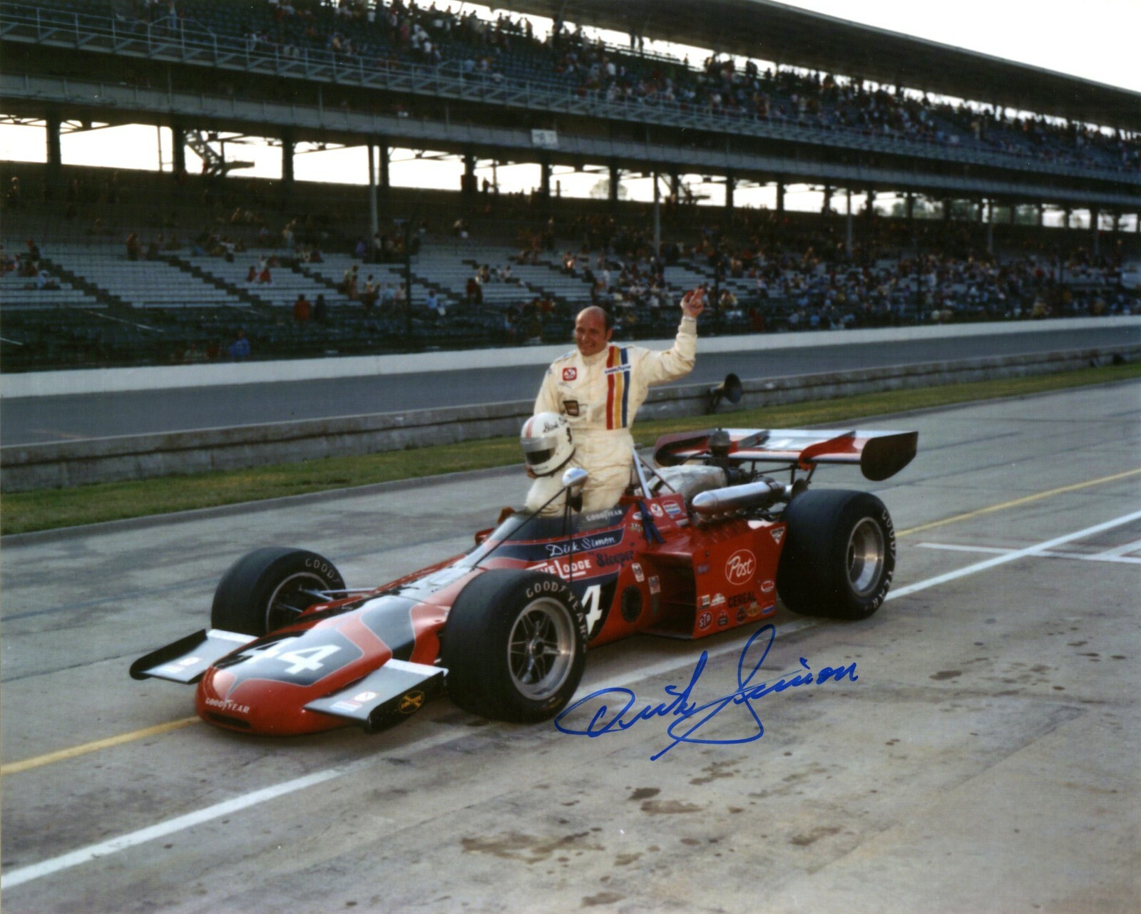 DICK SIMON AUTOGRAPHED INDY 500 8 X 10 PHOTO 2 | eBay
