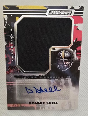 2024 Topps Composite DONNIE SHELL JUMBO PATCH AUTO /99 Steelers | eBay