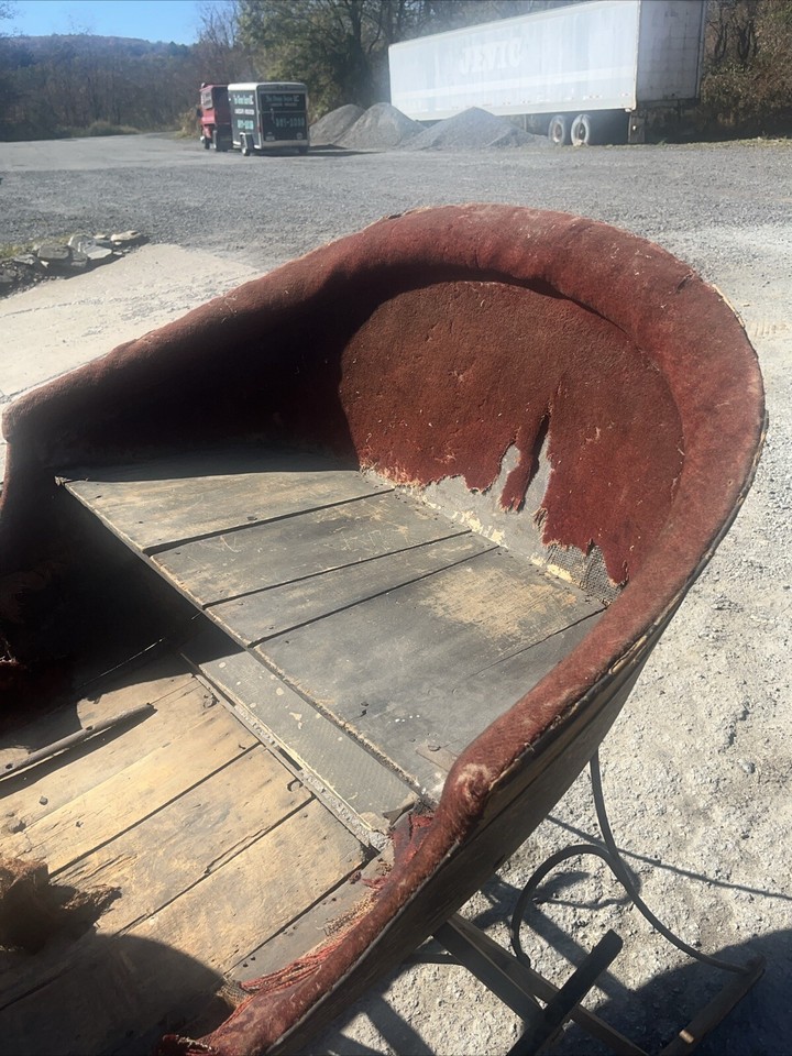 Antique Currier & Ives Albany Cutter Sleigh With Shafts | eBay