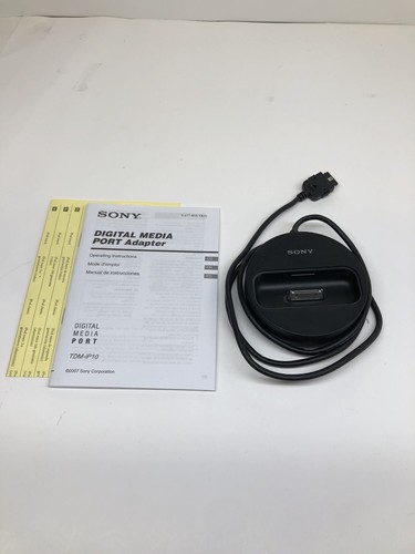 Sony Digital Media Port Adapter TDM-iP10 Apple Ipod Charging Dock ...