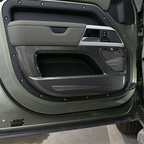 For Land Rover Defender 110 2020-2024 Carbon Fiber ABS Door Anti-Kick ...