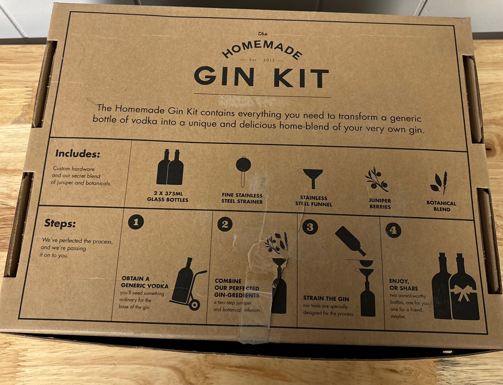DIY Gin Making Kit Set Gin Making Juniper Berries DIY Home Bar | eBay