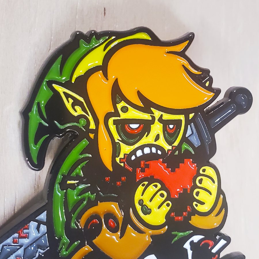 Zombie Link enamel pin The Legend of Zelda Pixel themed enamel pin | eBay