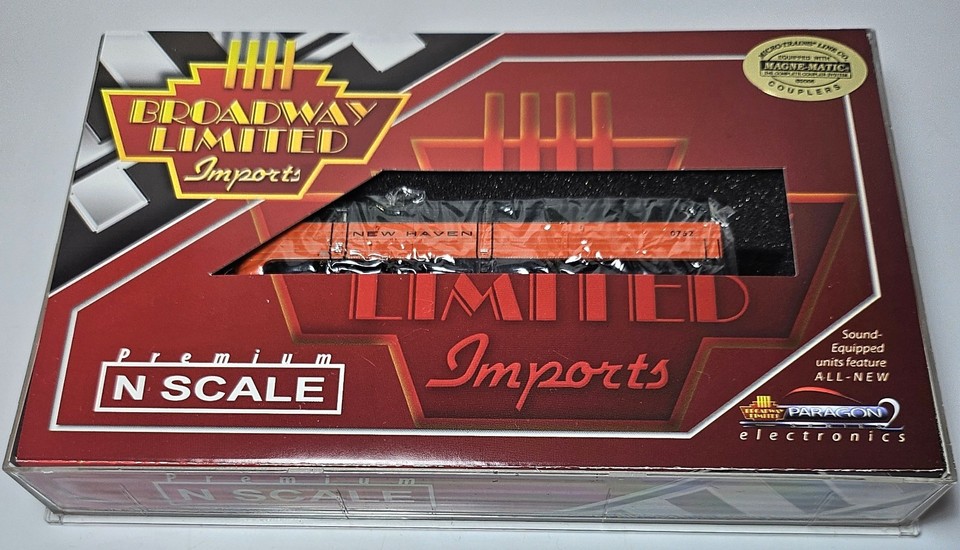 BLI N-Scale; #3210, Alco PA NEW HAVEN (Striped)DC/DCC with SOUND! NINT ...