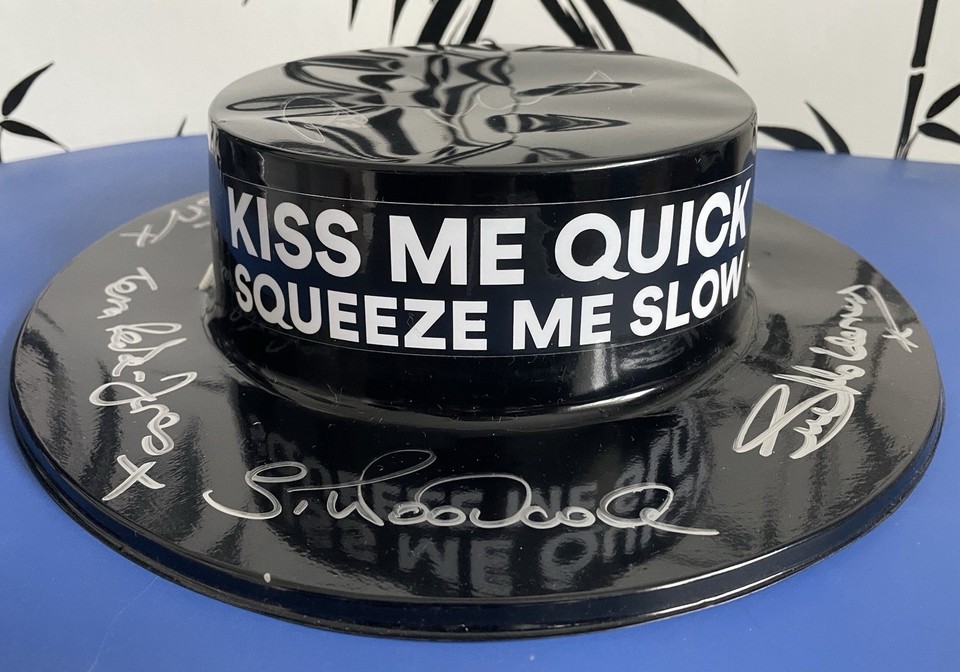 Signed Only Fools And Horses Kiss Me Quick Hat Jolly Boys Outing | eBay UK