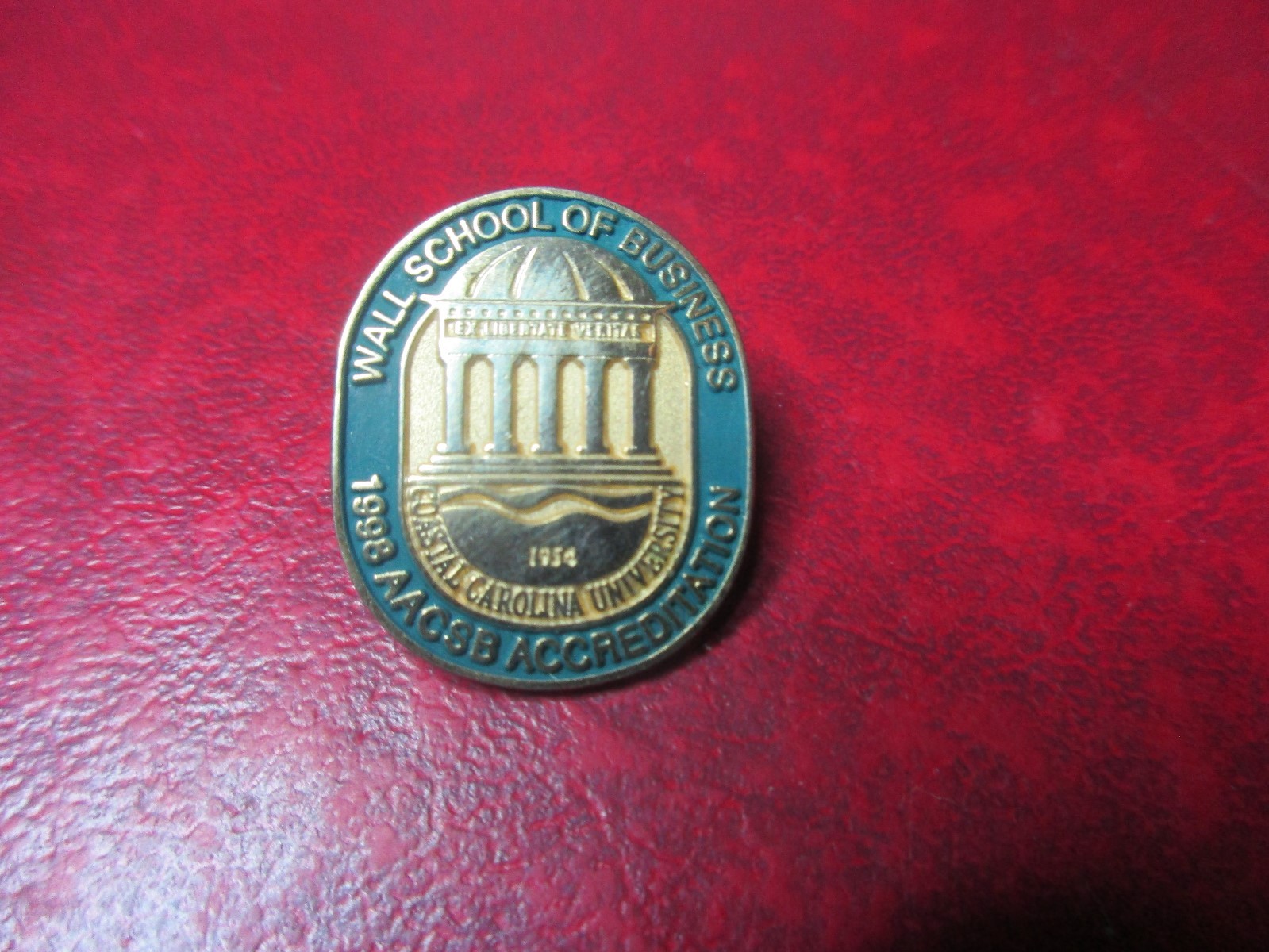 1998 AACSB Accreditation Pin - Wall School of Business | eBay