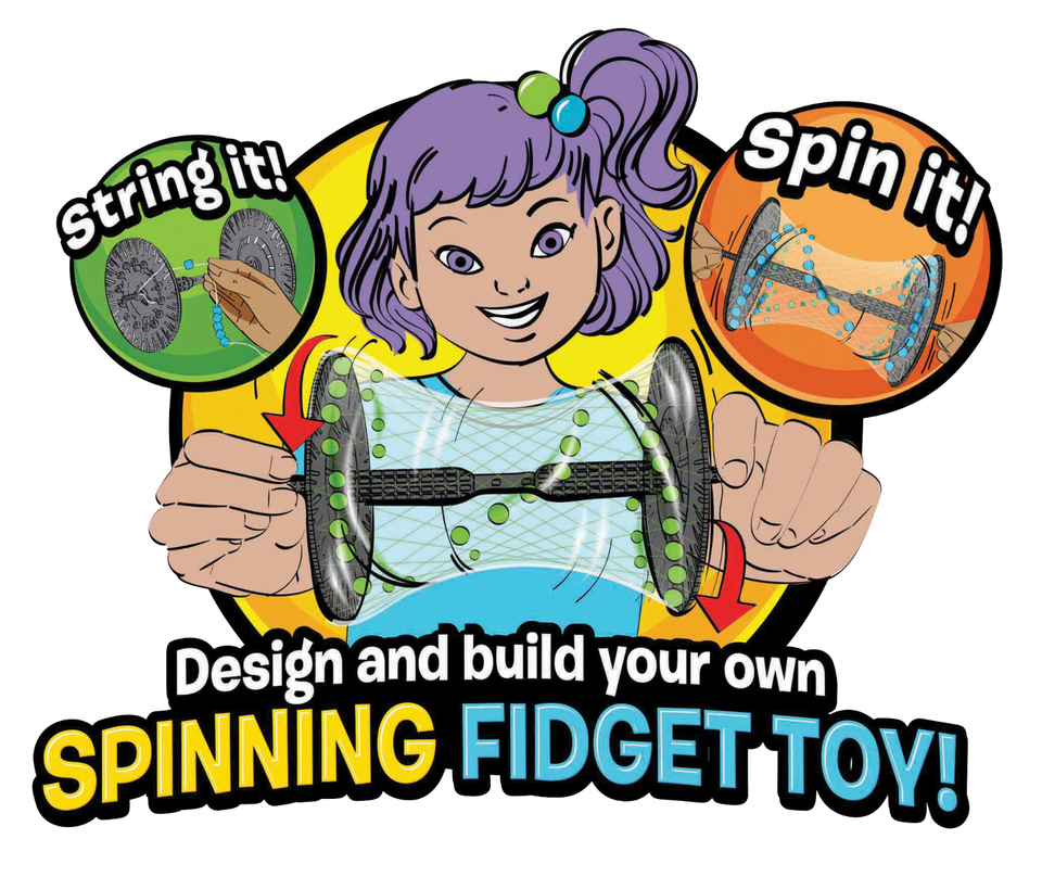 HypnoGizmo DIY Kit/ Design and Build Your Own Spinning Fidget Toy | eBay