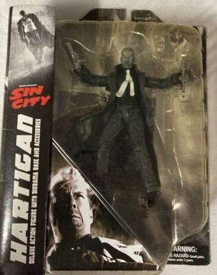 Frank Millers Sin City Hartigan Deluxe Action Figure With Diorama Base ...