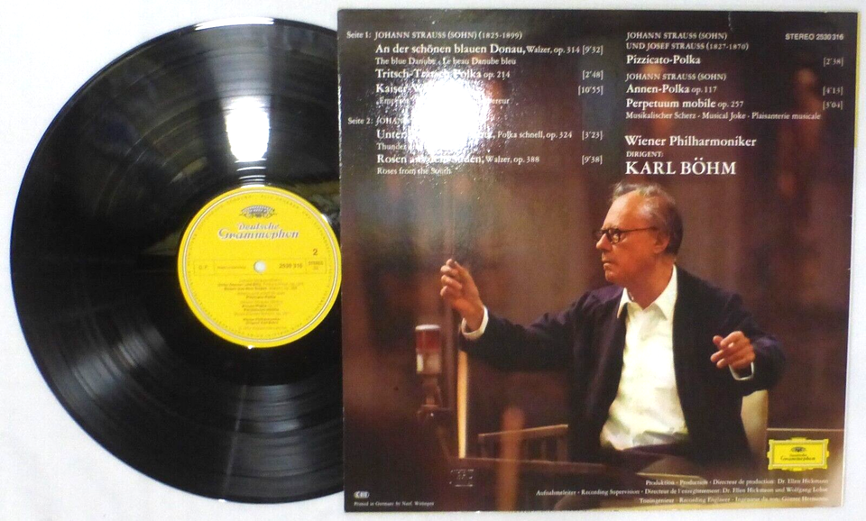 Johann & Josef Strauss "Kaiserwalzer Emperor Waltz" Vinyl Stereo LP, NM ...