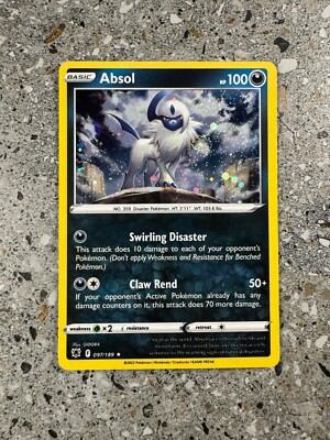 Pokemon TCG Cards Absol 097/189 Astral Radiance Cosmos Holo Rare Promo ...