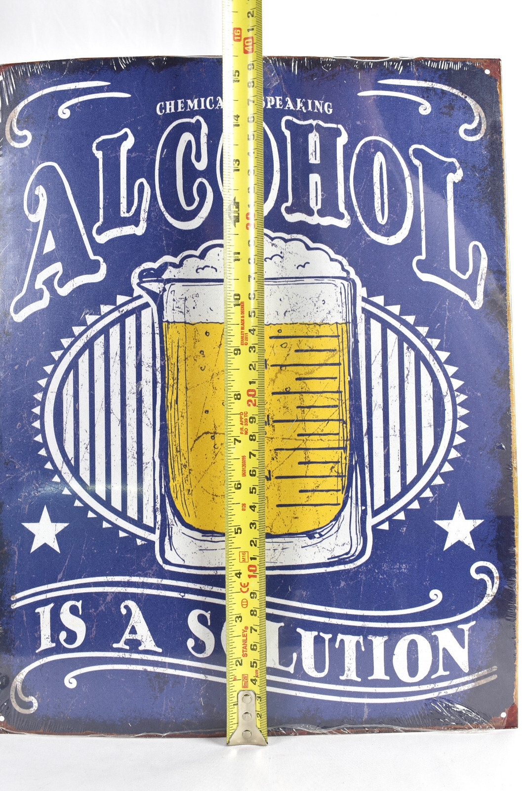 Chemically Speaking Alcohol is a Solution Decorative Metal Tin Sign New ...