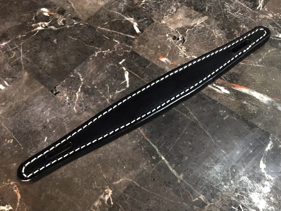 HANDMADE FULL GRAIN LEATHER AMP HANDLE FOR FENDER "TWEED" AMP - MADE IN ...