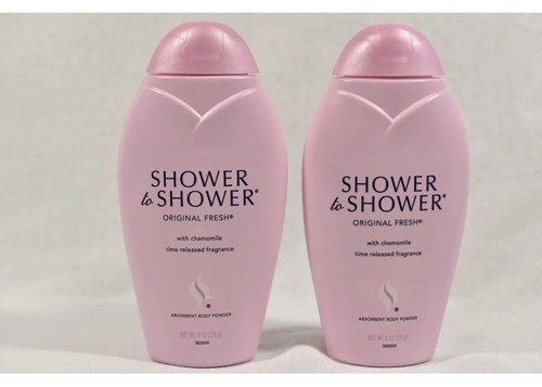 Shower To Shower Original Fresh Time Release Chamomile Body Powder 8oz ...