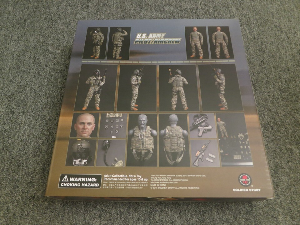 SOLDIER STORY US Army Pilot/Aircrew SS087 NEW 1/6th 12" Action Figure ...