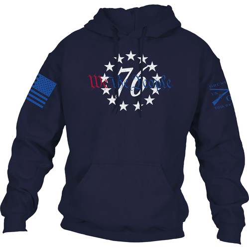 Grunt Style '76 We The People Pullover Hoodie - Navy | eBay