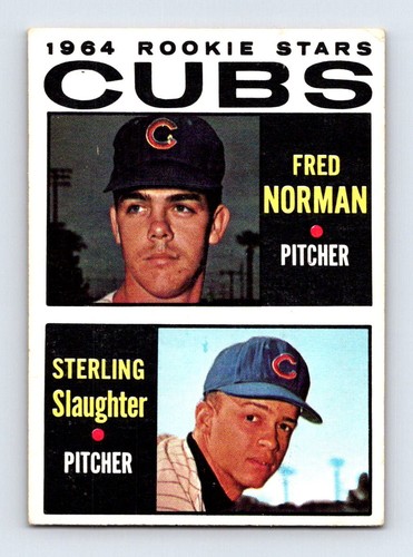 1964 Topps #469 Cubs 1964 Rookie Stars (Fred Norman / Sterling ...