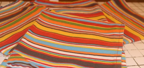 Fiestaware Napkins Homer Laughlin Fiesta Rainbow Stripe Set of 4 15" x ...