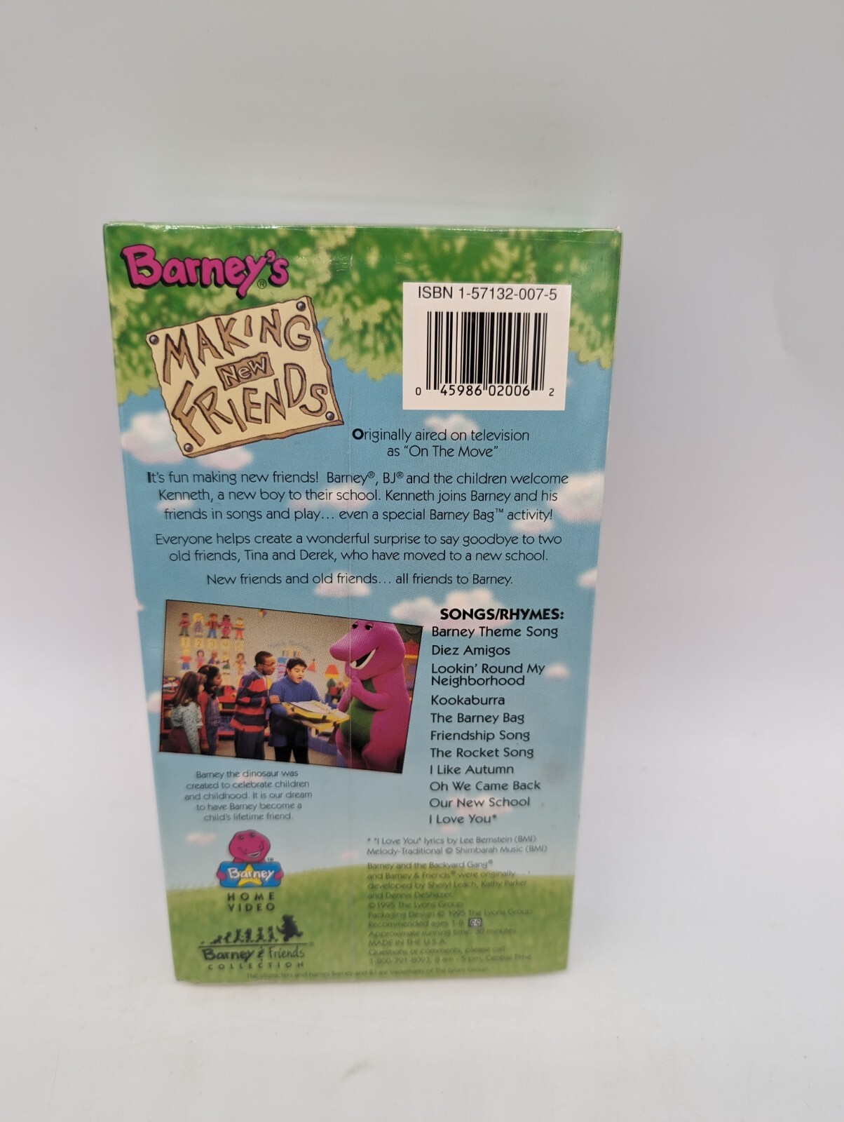 Barney - Barneys Making New Friends (VHS, 1995) for sale online | eBay