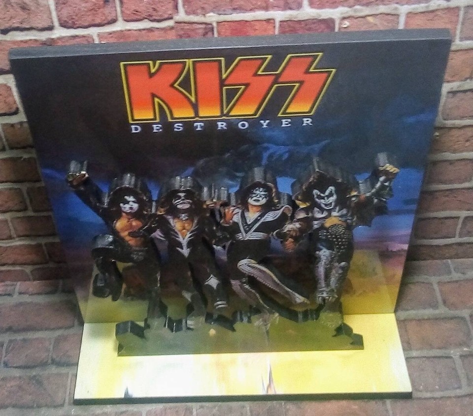 KISS Destroyer 10" x 10" DIORAMA Display STANDEE Figure Statue Doll Toy ...