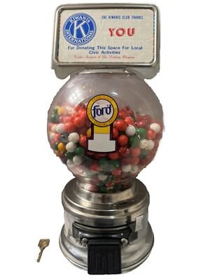 Globe Ford Gumball Machine 10cent With Key Ford Gum Machine Co USA | eBay