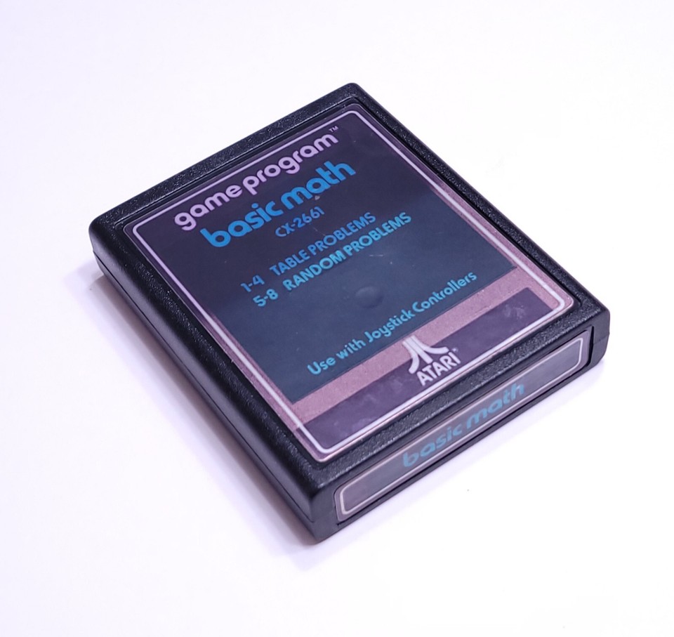 BASIC MATH Atari 2600 Game cartridge tested | eBay