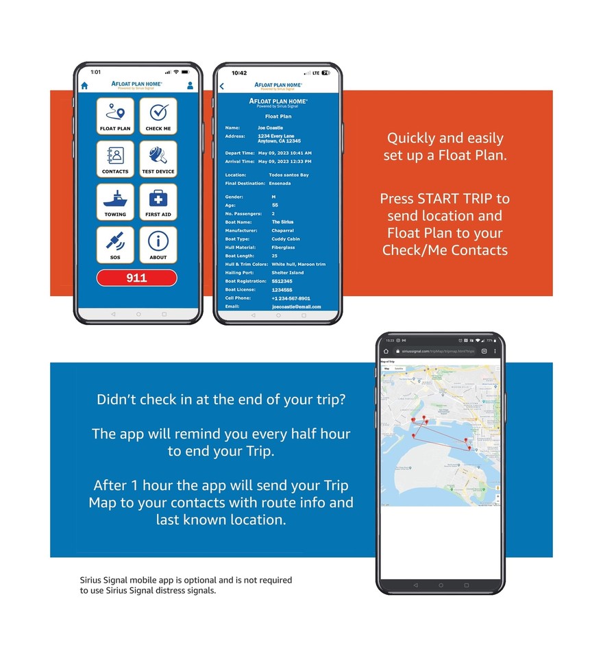 Sirius Signal C-1003 SOS LED Flare Electronic Visual Distress Signal ...