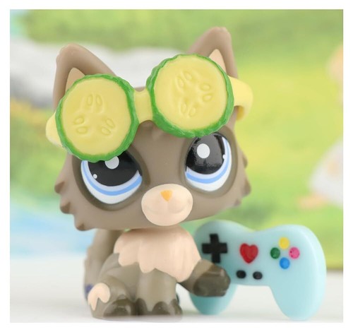 Littlest Pet Shop lps Wolfcat #1953 with LPS Accessories | eBay